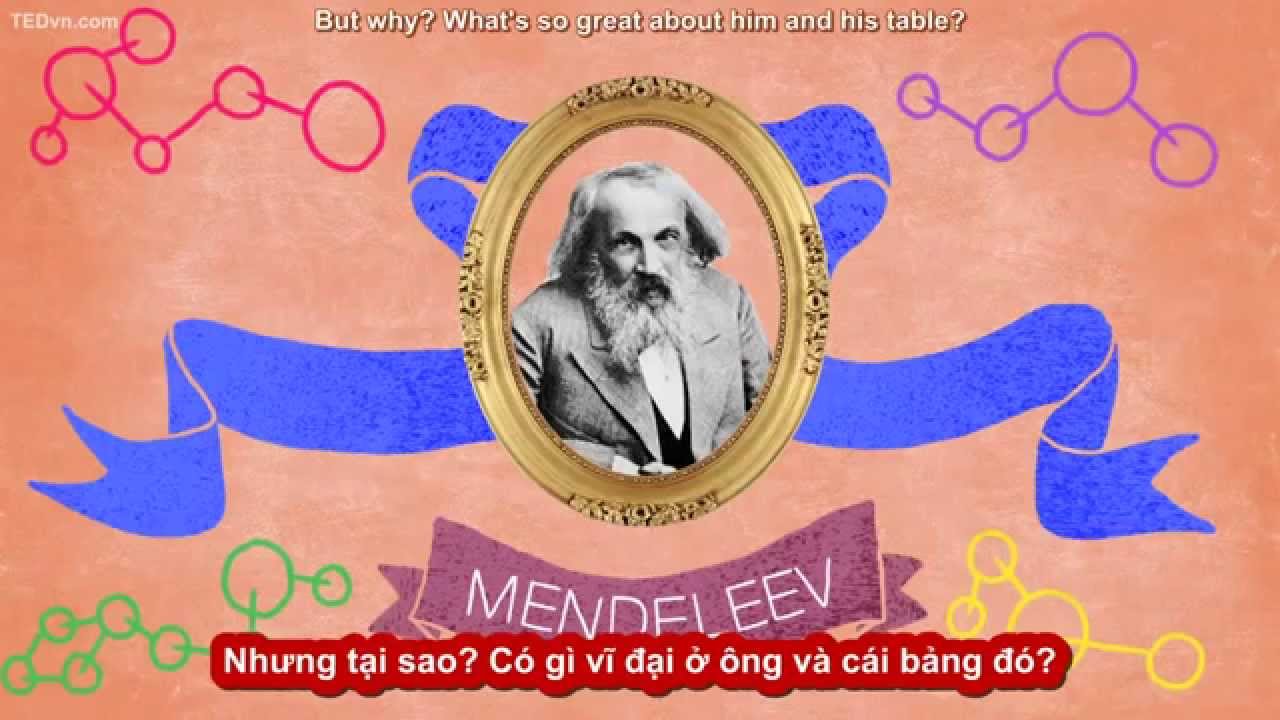 129. [TED-Ed Vietsub] Thiên tài Mendeleev trong bảng tuần hoàn hóa học ...