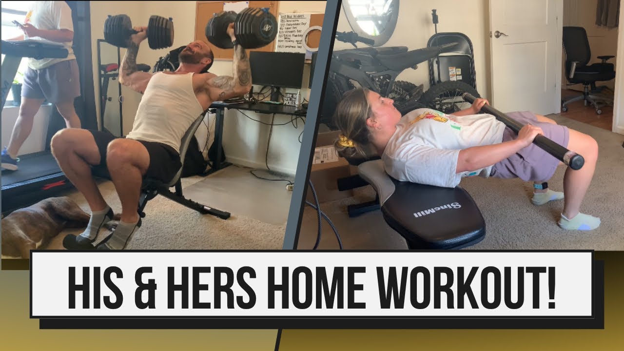 Home Workout For Couples // Minimal Equipment - YouTube