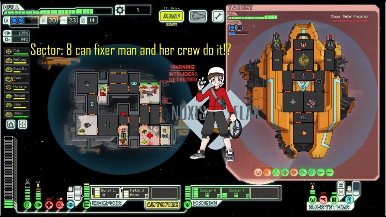 FTL: Playthrough Sector 8: Fixer Man / Engi Ship FINAL BOSS - YouTube