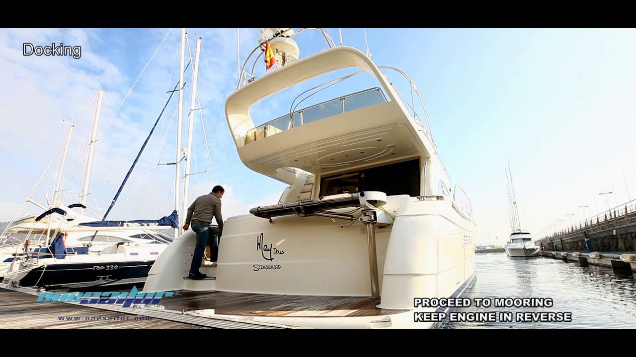 ONESAILOR STERN DOCKING SYSTEM HD - YouTube