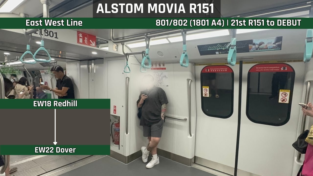 [21st R151 to Debut] 🟢 Alstom Movia R151 (801/802) [Redhill → Dover ...