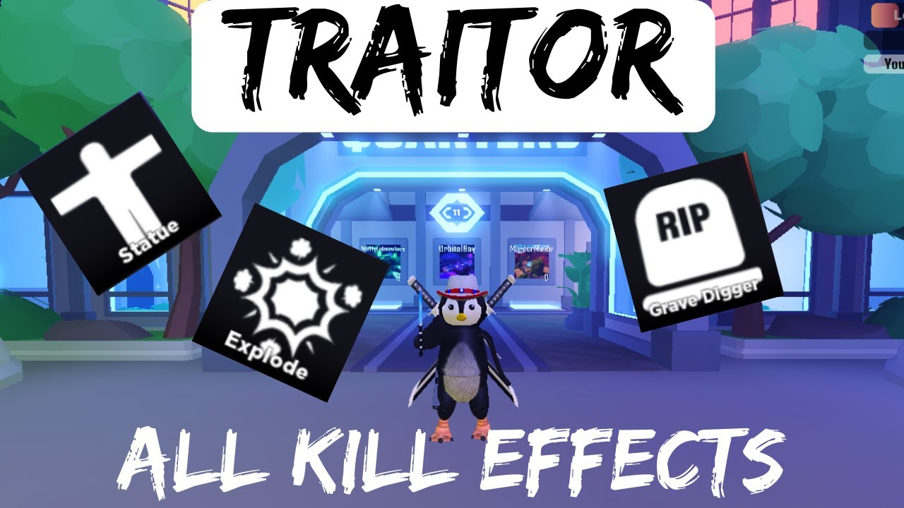 Roblox Traitor - All Kill Effects - YouTube