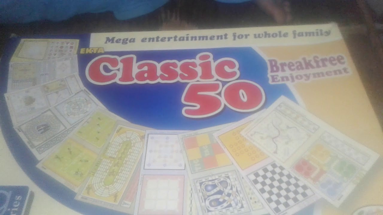Classic 50 in 1 game box - YouTube