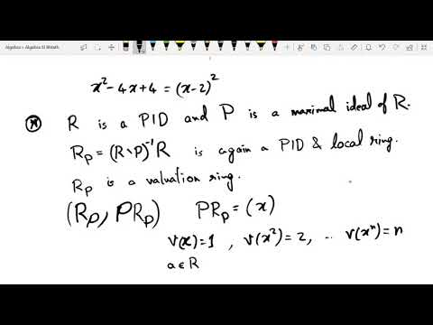 BMath Algebra III: Rings and modules - Lecture 20 - YouTube