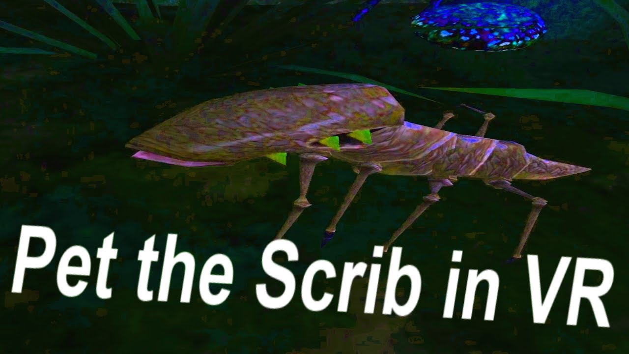 Pet the Scrib in VR (Morrowind OpenMW VR) I dreamed my whole life for ...