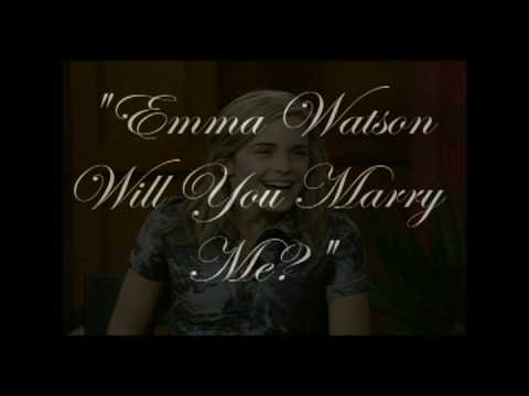 "Emma Watson Will You Marry Me?"-TRAILER - YouTube