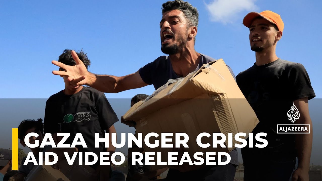 Gaza starvation crisis: Israel releases video of aid distribution point ...