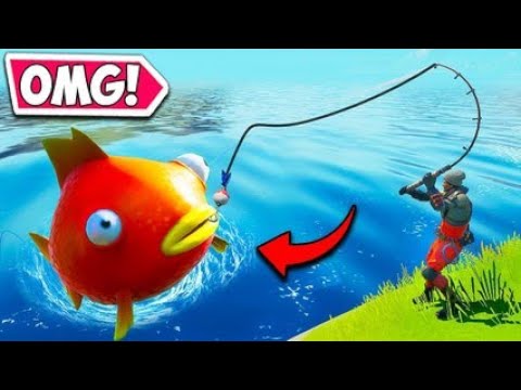 FISHING FOR HEALS CHALLENGE IN FORTNITE 2 - YouTube