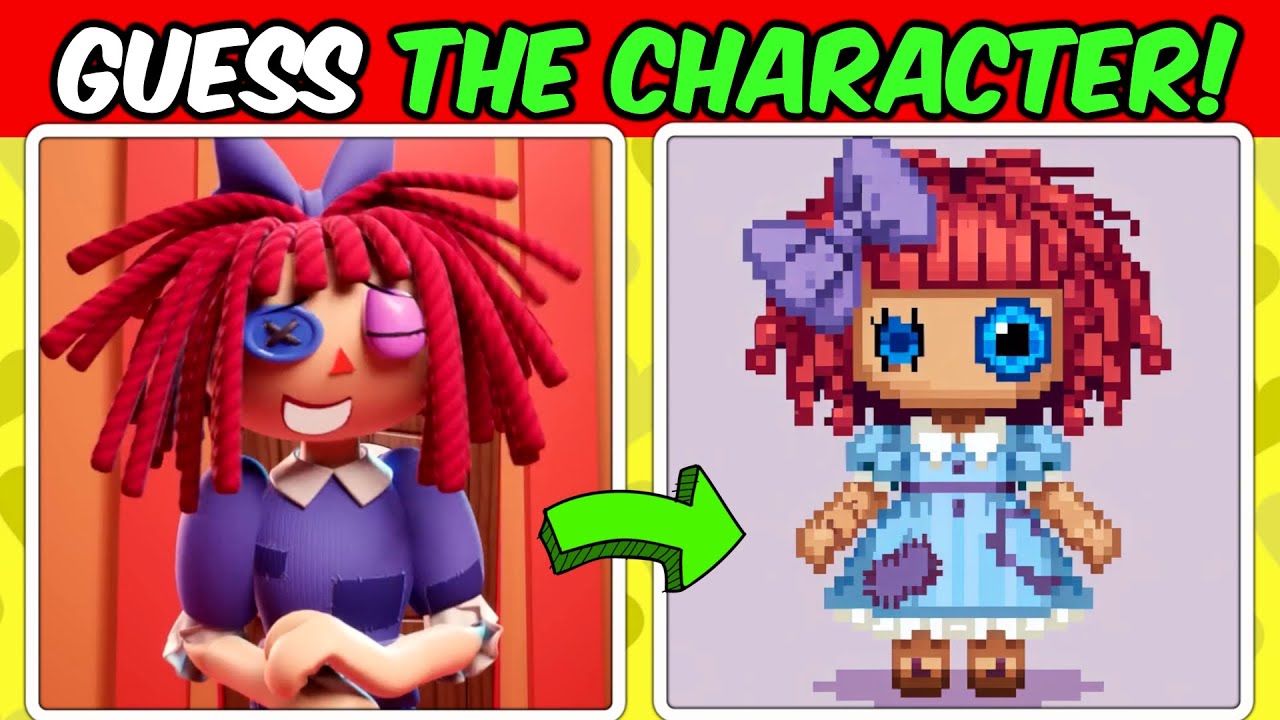 Guess THE AMAZING DIGITAL CIRCUS in PIXEL ART! - YouTube