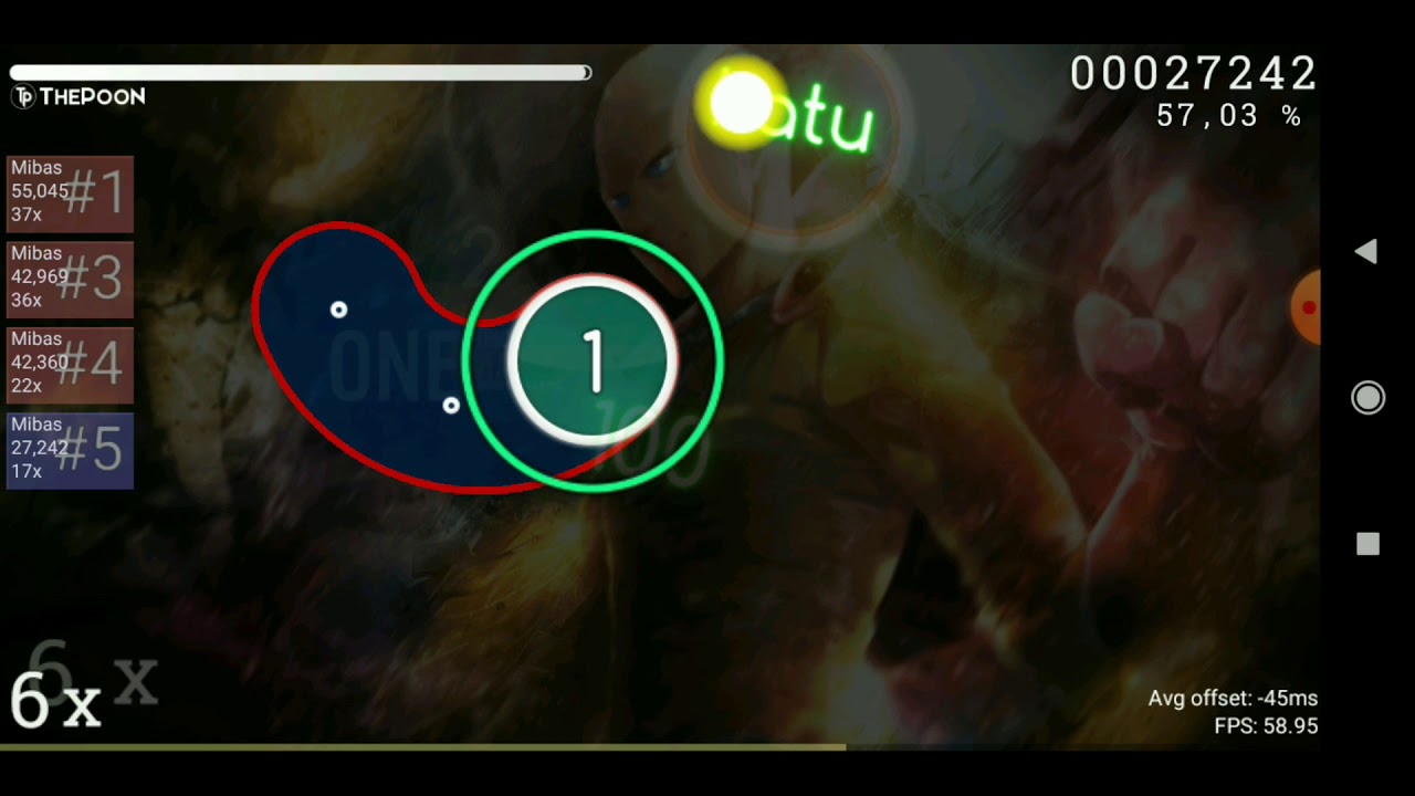 Osu!droid one punch man hero - YouTube