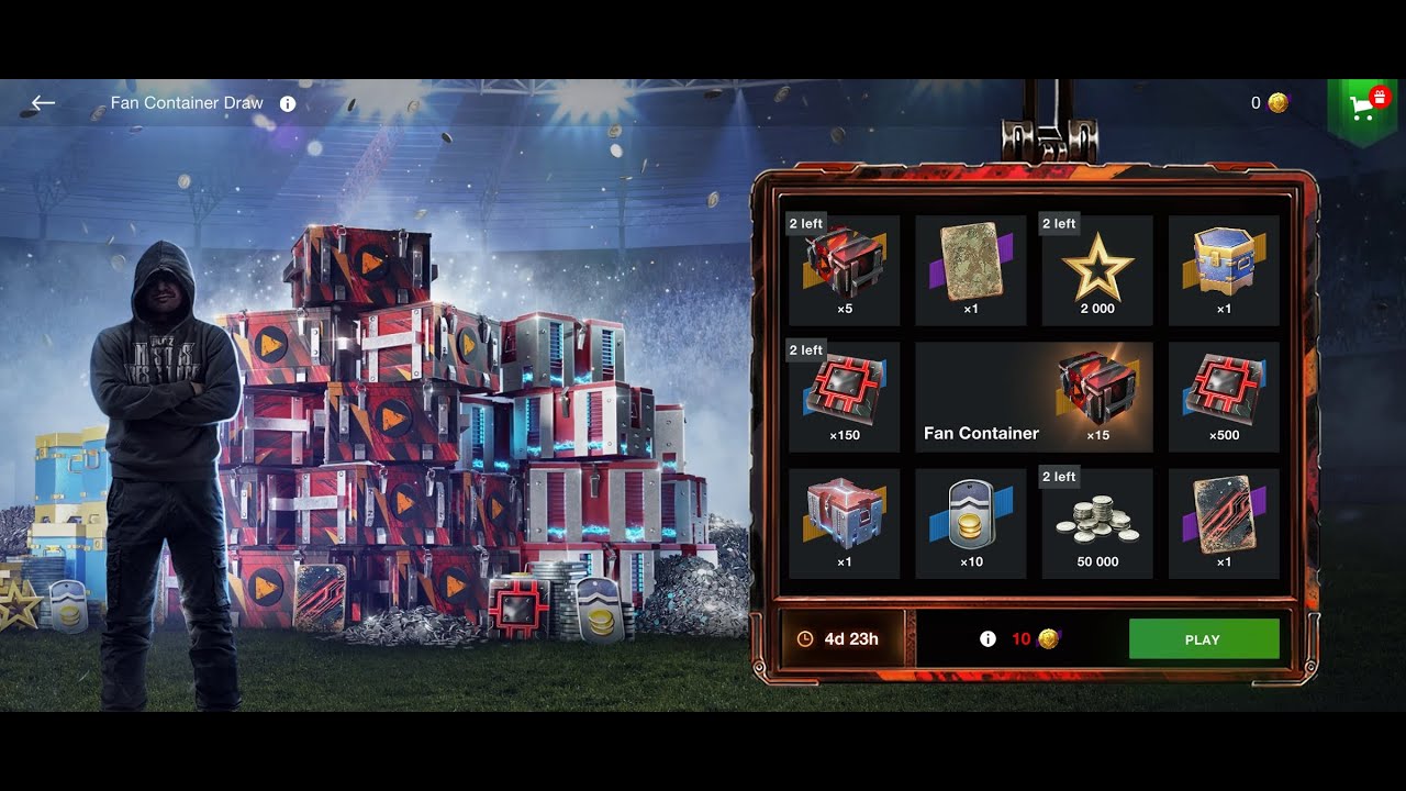 Opening 10 Fan Containers 📦 | Fan Container Draw 3 🎲🎲 | WoTB 10.7 - YouTube