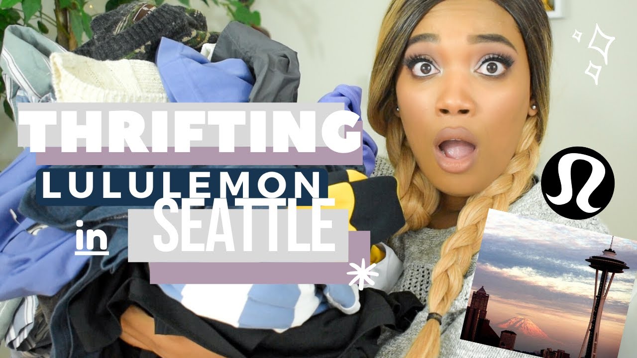 SEATTLE THRIFT HAUL | Thrifting Lululemon - YouTube
