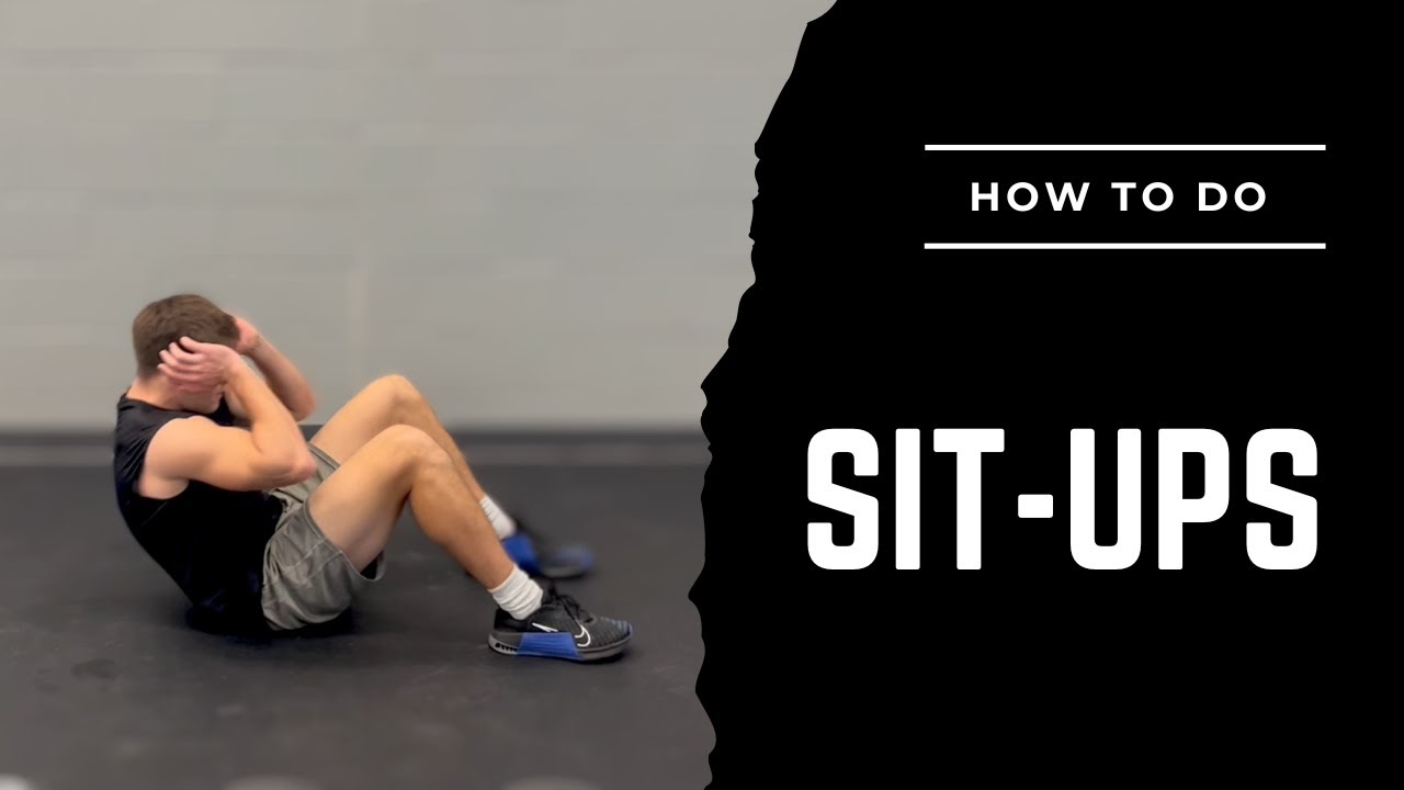 Sit ups (Exercise Library) - YouTube