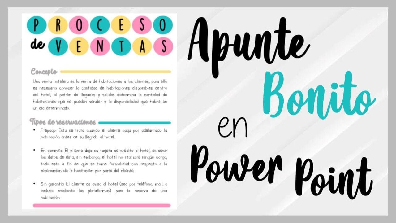Apunte Digital Bonito en Power Point | Muy fácil de hacer - YouTube