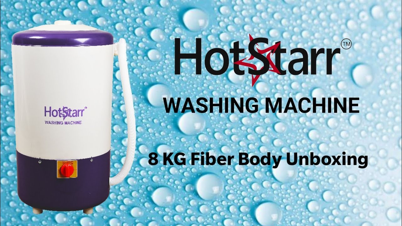Hotstarr Washing Machine Unboxing Fiber Body , Portable washing machine ...