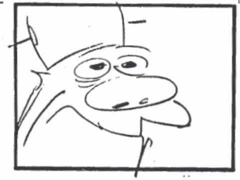 Ren and stimpy- Space Madness storyboards with deleted stuff