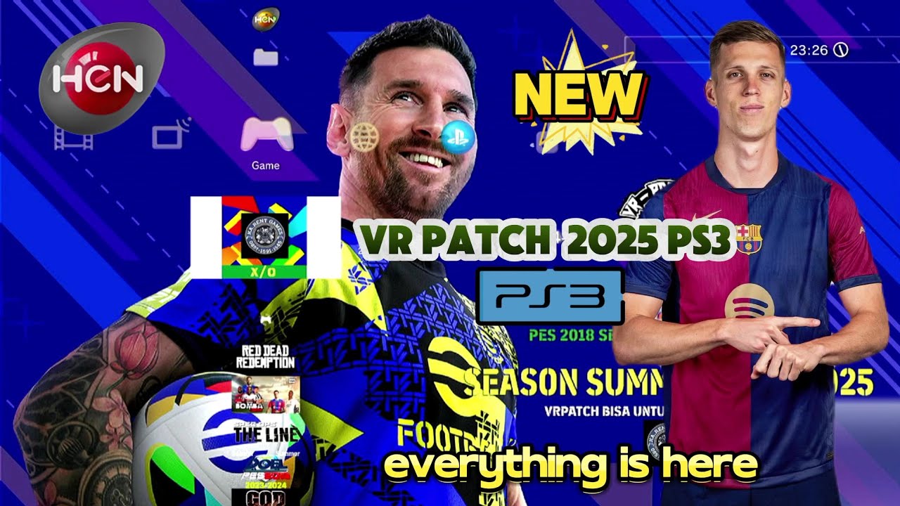 EFOOTBALL VR PATCH 2025 PS3 - YouTube