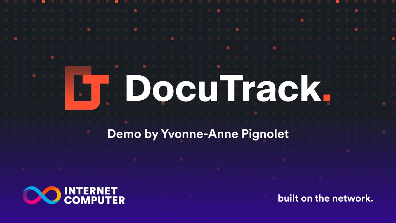 DocuTrack - decentralized file sharing on ICP (Demo) - YouTube