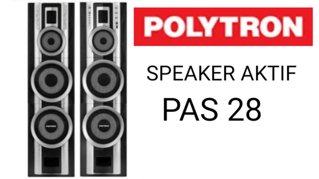 REVIEW SPEAKER AKTIF POLYTRON PAS 28 B || RD ELEKTRONIK CHANNEL - YouTube