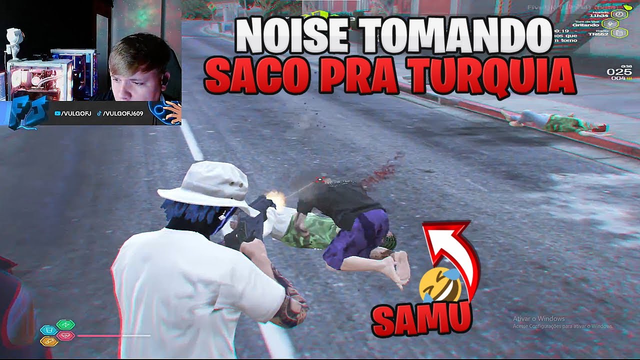 NOISE TOMANDO SACO PRA TURQUIA \ METRÓPOLE | HYPE RP | GTA RP - YouTube