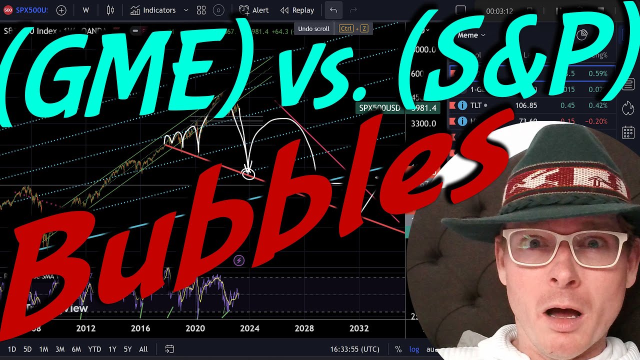 GME stock | GameStop Bubble vs. S&P 500 everything bubble - YouTube