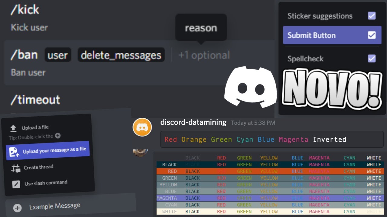 NOVAS ATUALIZAÇÕES DO DISCORD! - YouTube