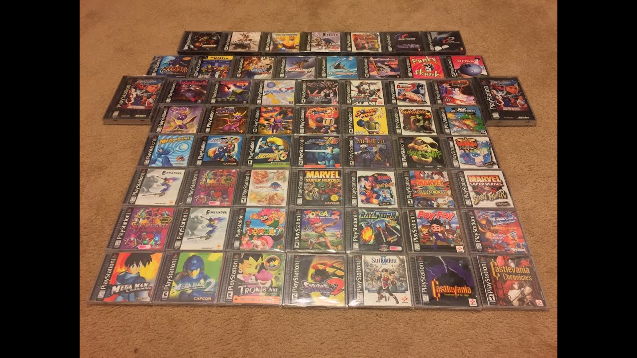 PlayStation Collection - Quick Overview - 2015 - YouTube