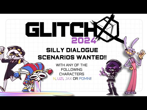 GLITCHX 2024 - VA silly dialogue session #muderdrones #theamazingdigitalcircus