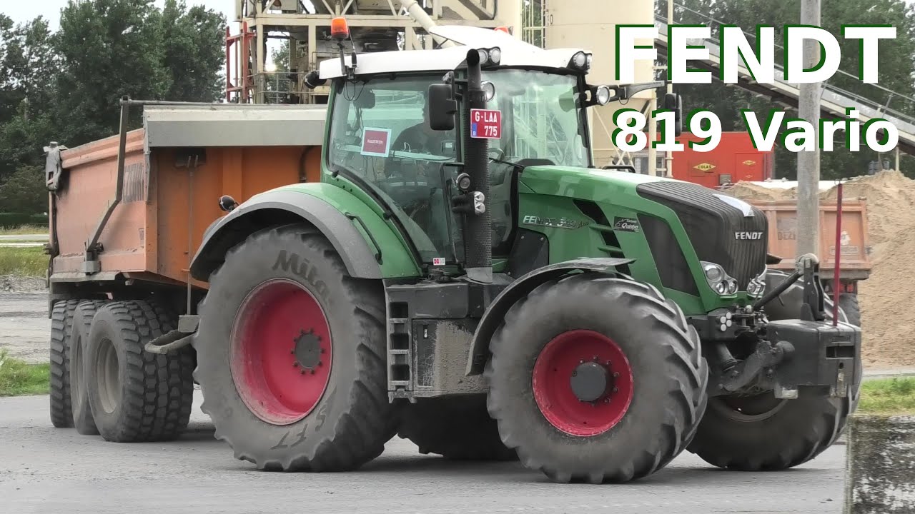 BIG Tractors * FENDT 819 Vario * große Traktoren - YouTube