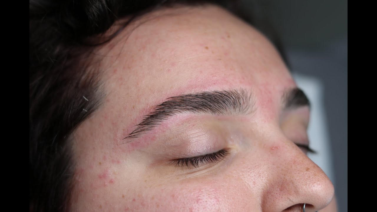 Professional Brow Mapping with wax - YouTube