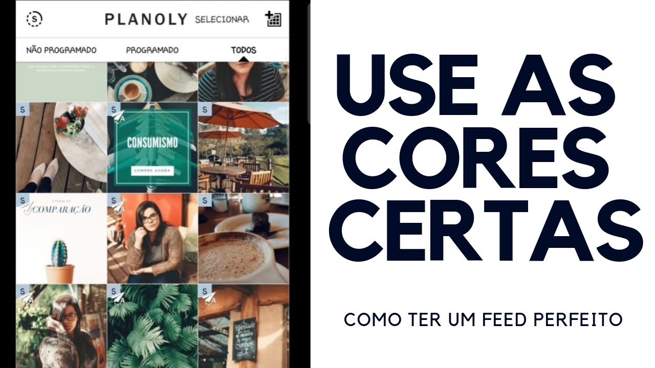 COMO TER UM FEED PERFEITO - USE AS CORES CERTAS - YouTube