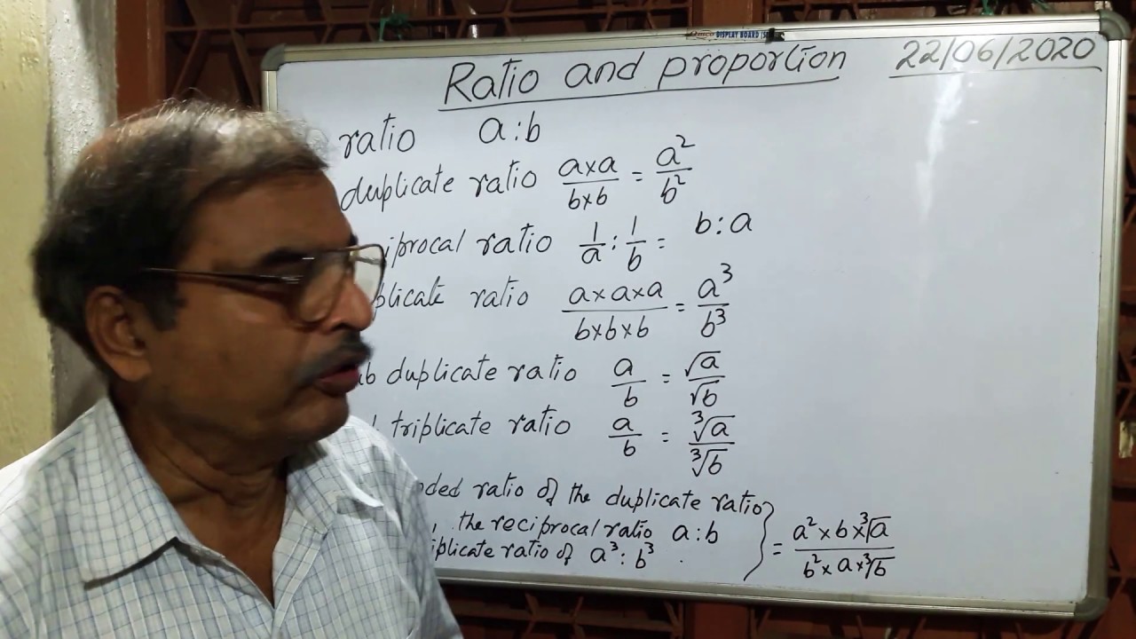 Ratio and proportion example of Duplicate, triplicate, compounded ratio ...