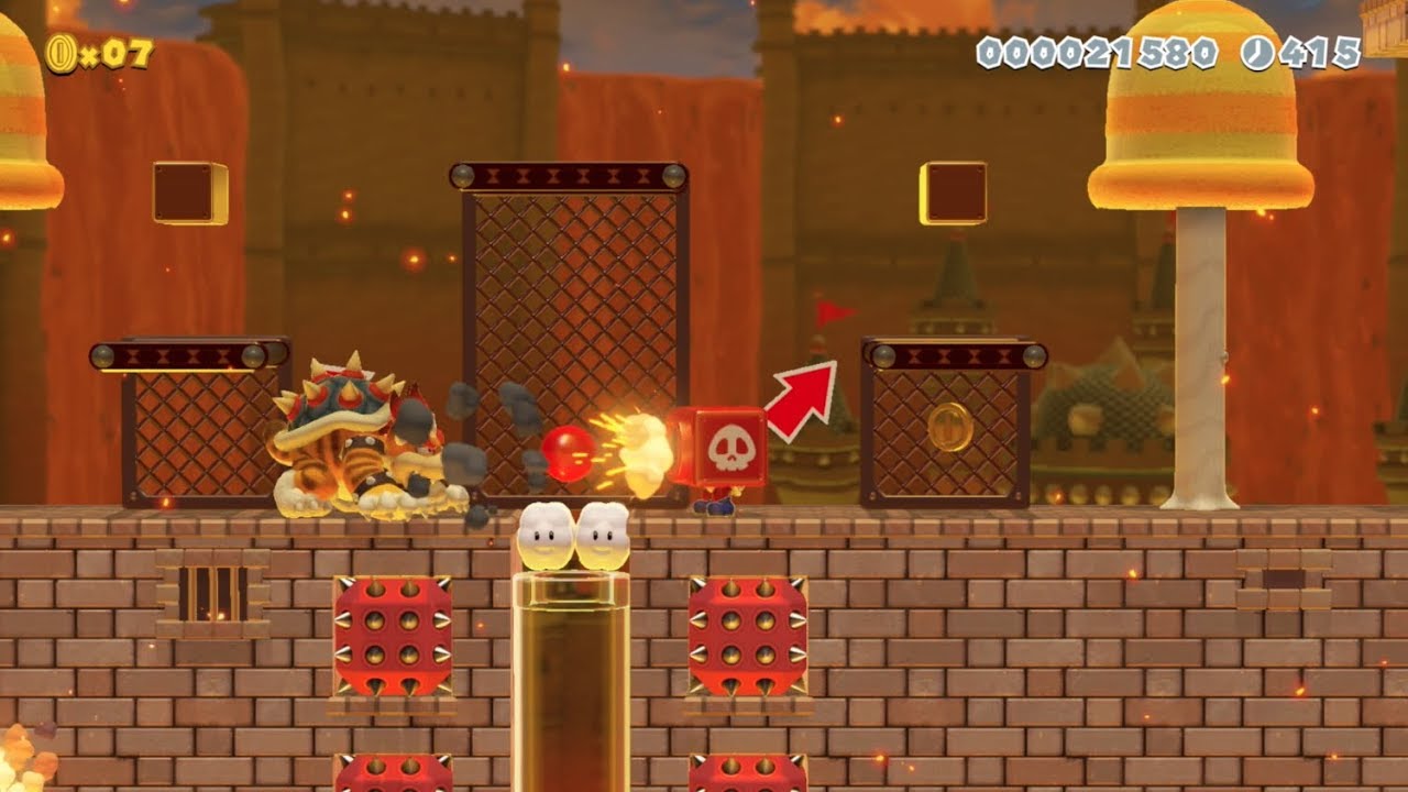 Custom Super Mario 3D World Levels: "Meowser's Castle Of Doom" by ...
