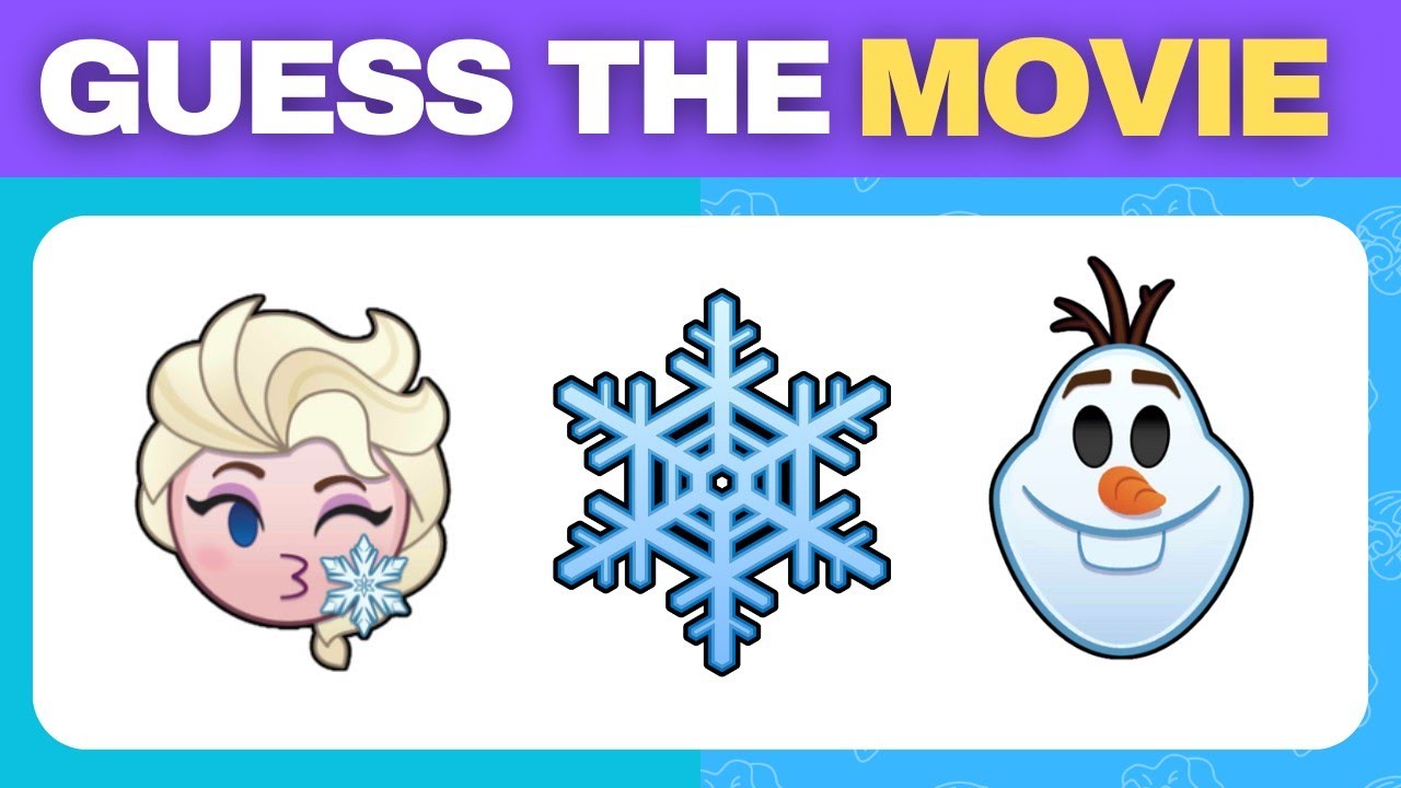 Guess The Disney Movie by Emoji | Disney Emoji Quiz - YouTube