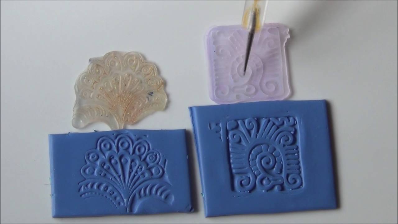 Astuce fimo polymere texture et tampons à motifs à faire soi même - YouTube