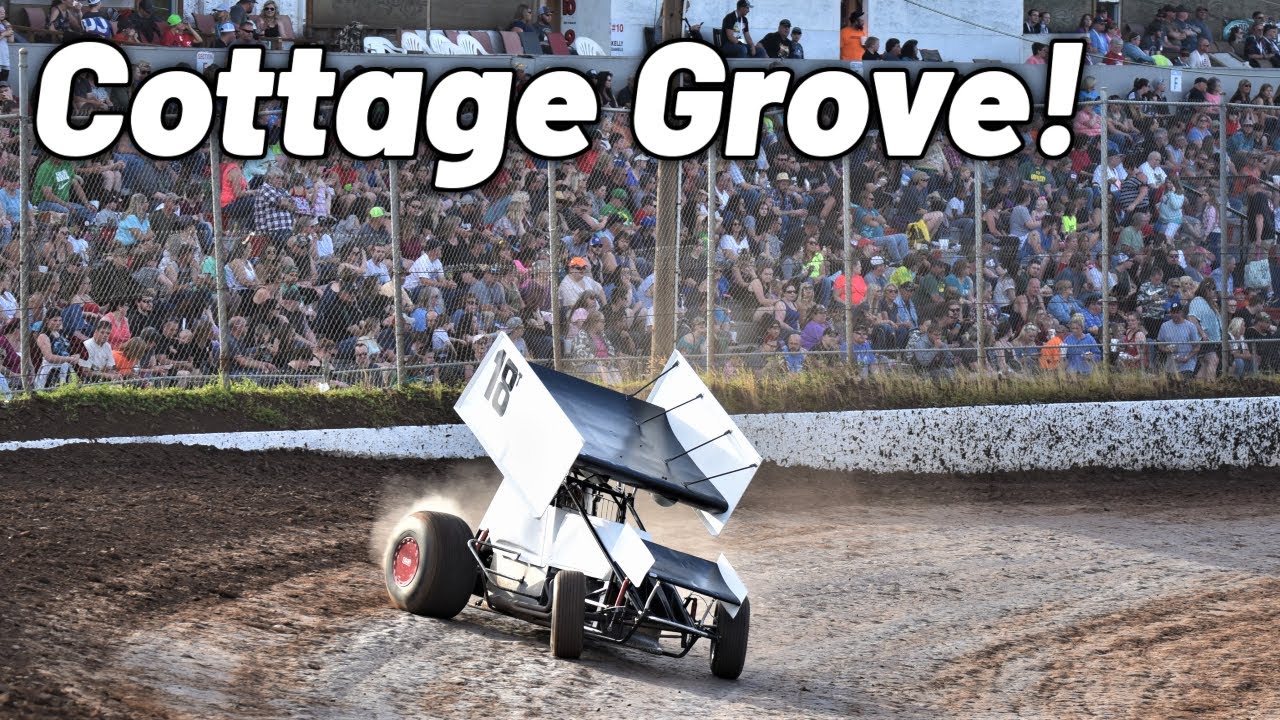 My First Sprint Car Race at Cottage Grove Speedway! - YouTube