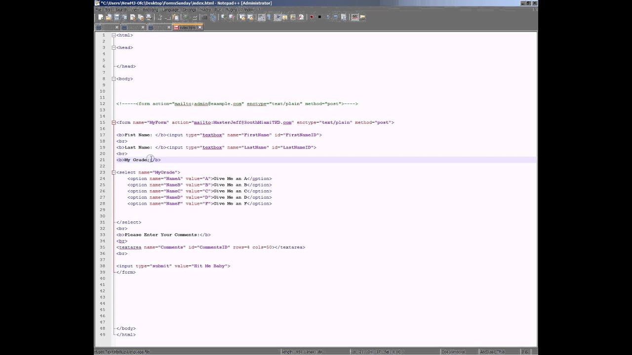 Web Design Tutorial Video #12 - Forms Concepts - YouTube