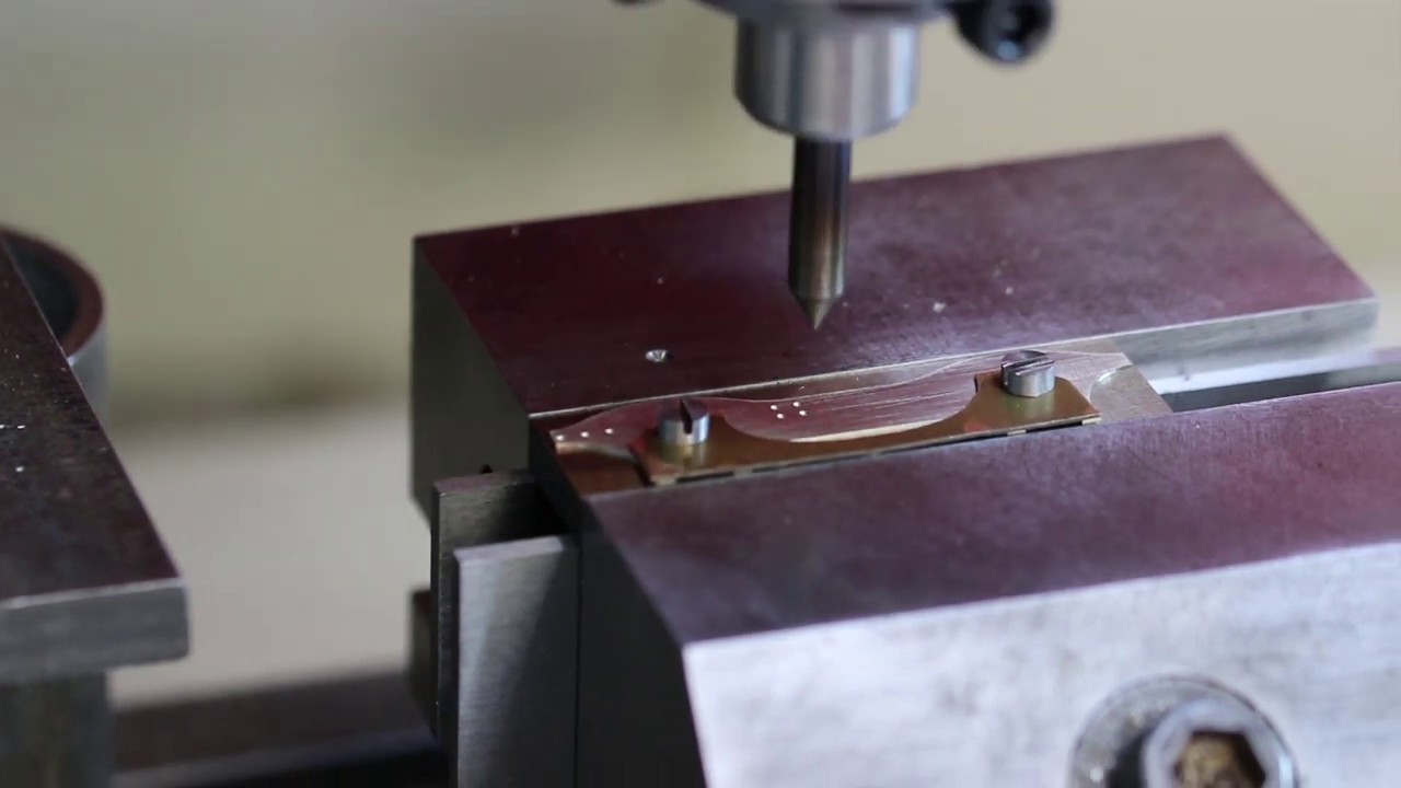Embossing Tender Bogie Sideframe Rivets - YouTube