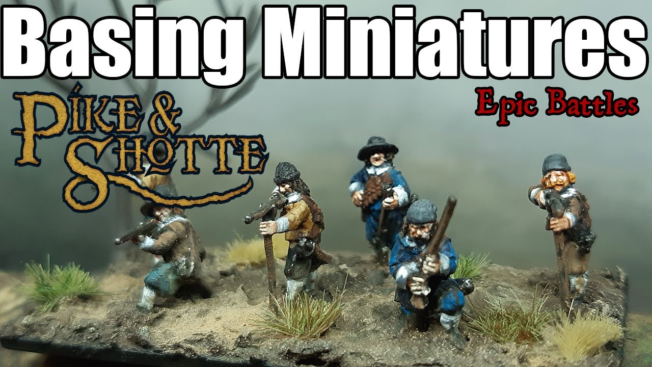 Pike & Shotte: Basing Miniatures For Epic Battles. 15mm & 28mm. - YouTube