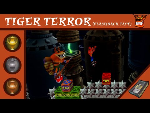 Tiger Terror - Flashback Tape (Tiny Level Pack - Crash Bandicoot: Back ...
