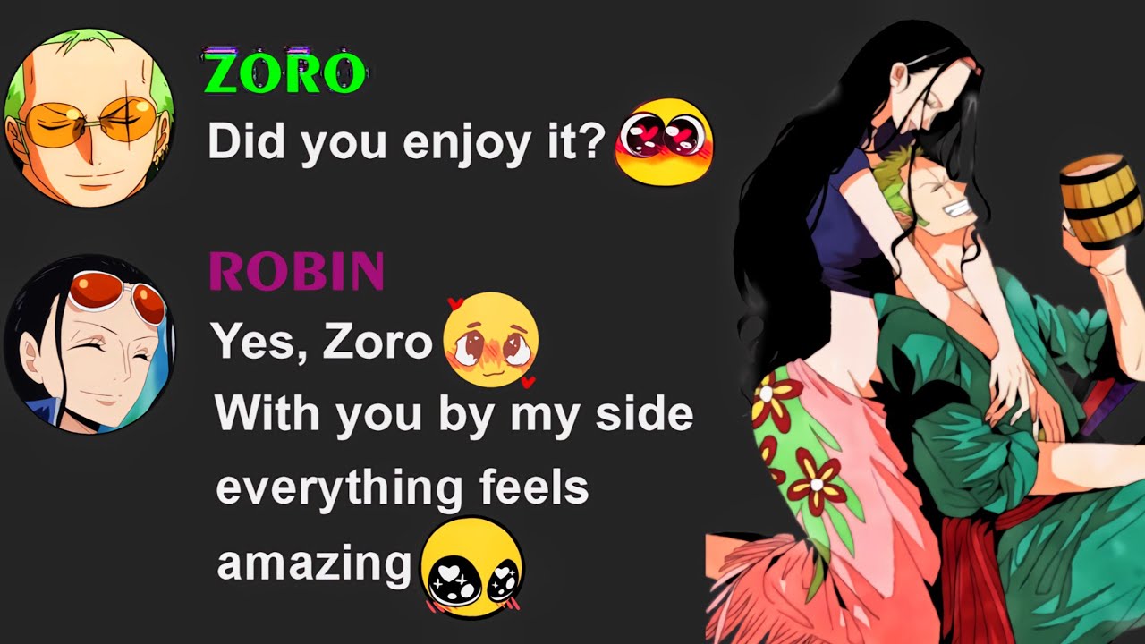 Zoro and Robin went on a Picnic Date | If Zoro met Robin for first time ...