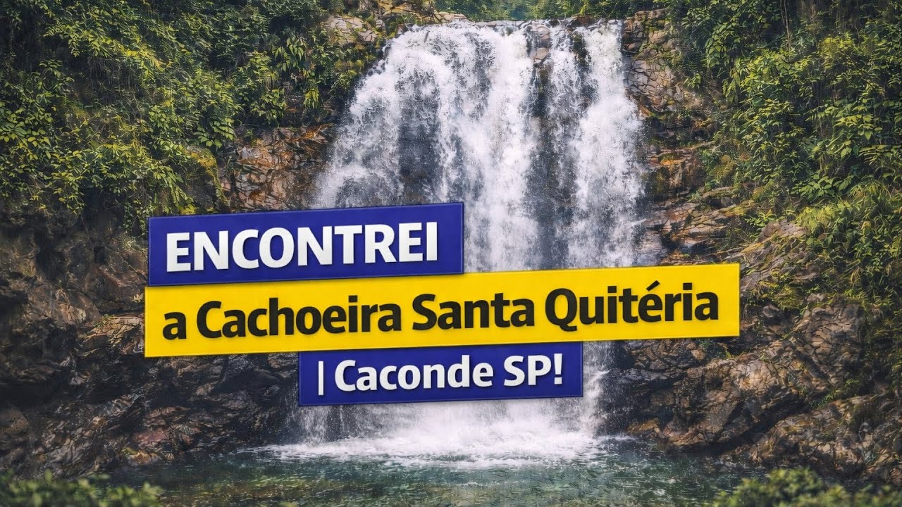 ENCONTREI! A famosa cachoeira Sta. Quitéria em CACONDE - SP, lugar TOP ...