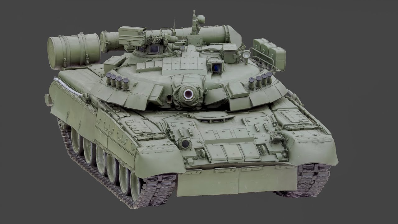 Photogrammetry of T-80UE-1 | 3D Scan of a Real Tank - YouTube
