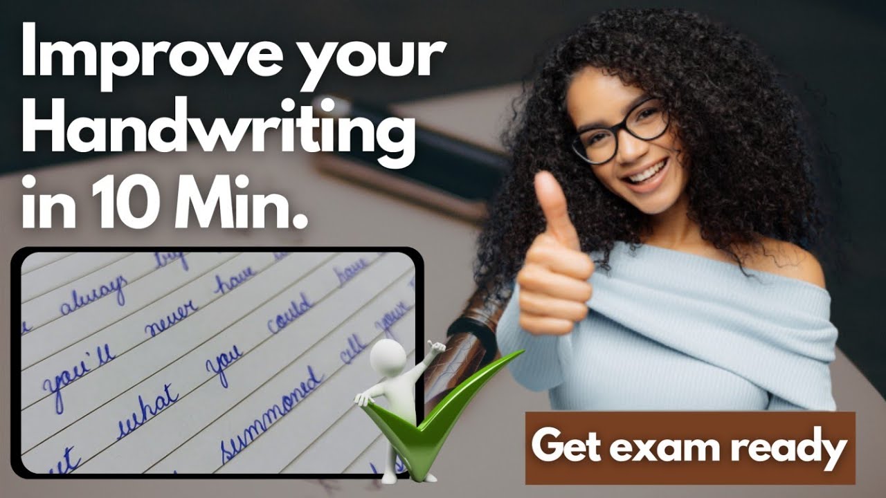 🔴 Improve your Handwriting in 10 min | Impress the Examiner at first ...