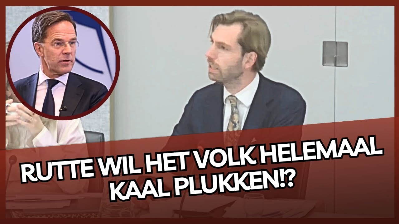 PVV'er Joeri Pool is duidelijk: Rutte wil het volk helemaal KAAL ...