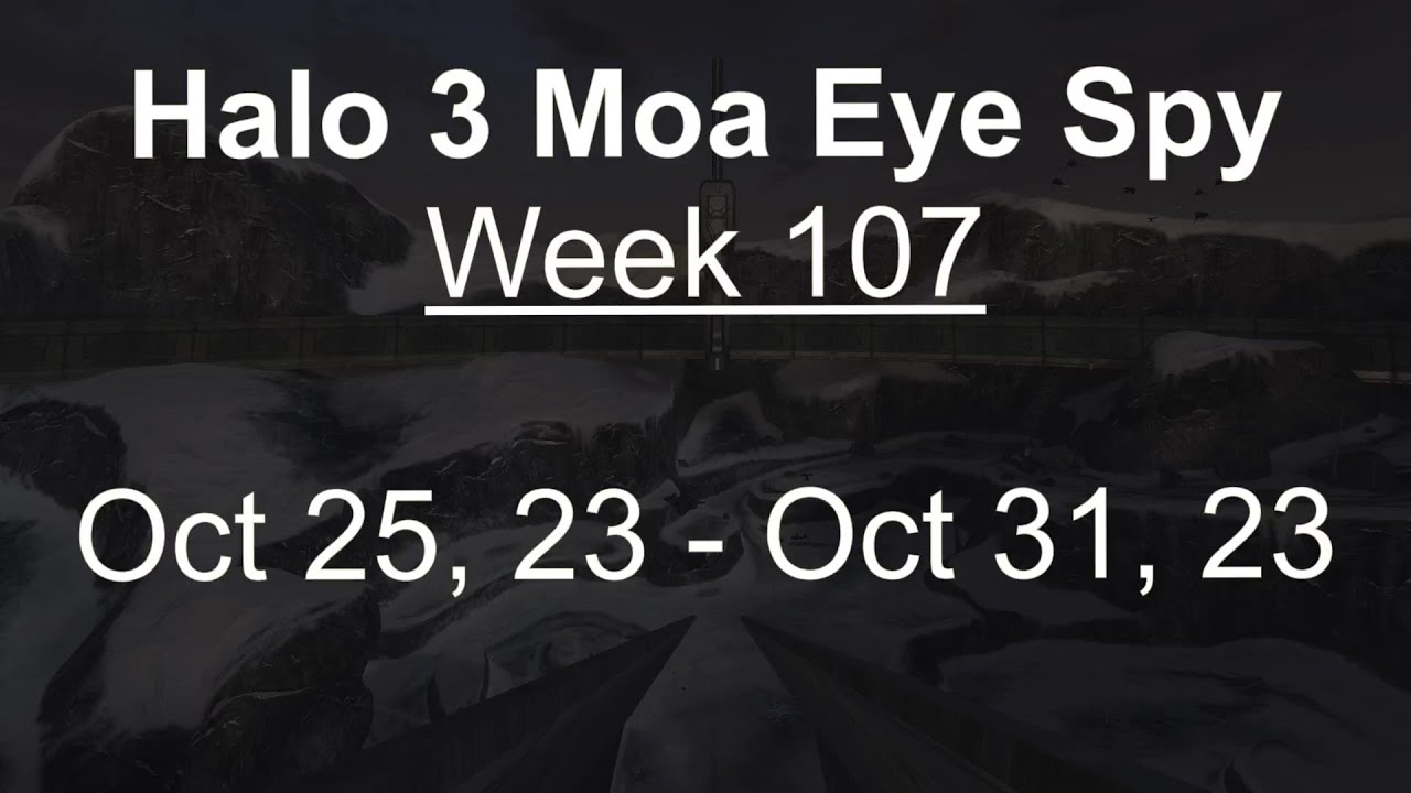 Halo 3 MCC | All Golden Moa Locations for Week 107 | 10/25 - 10/31/23 ...