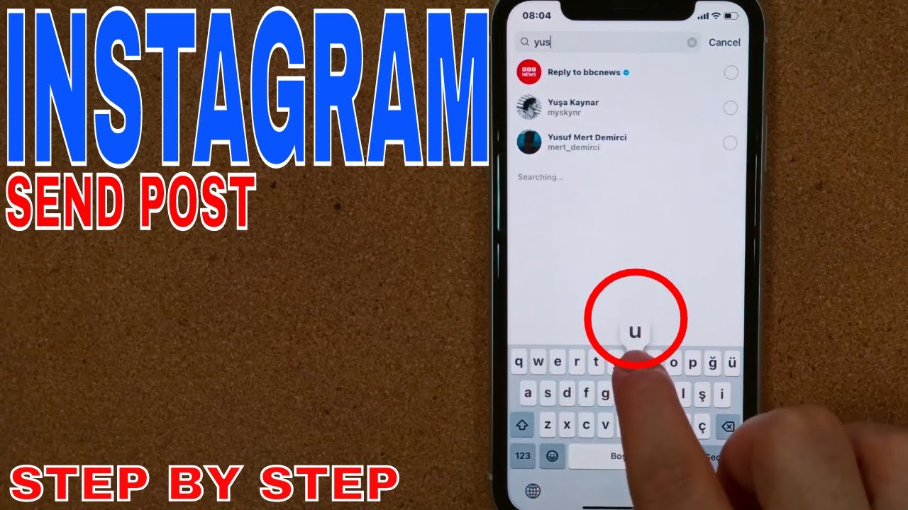How To Send a Post On Instagram To Your Friend 🔴 - YouTube