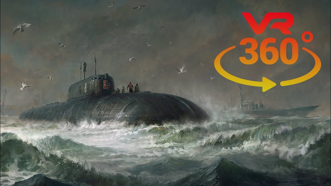 Submarine K-141 Kursk 360° - YouTube