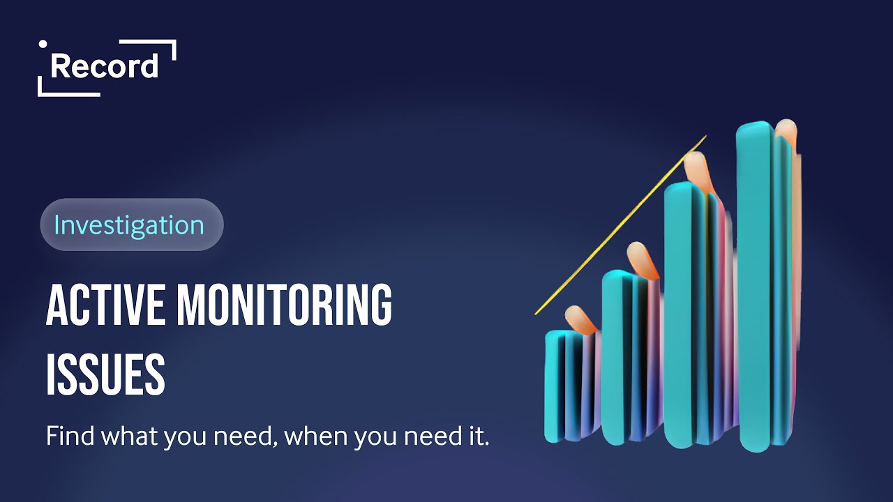 Record investigation - monitor and be on top of your users - YouTube