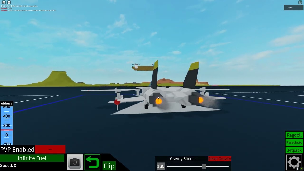 Roblox Plane Crazy F-14 Cruise Missile Showcase - YouTube
